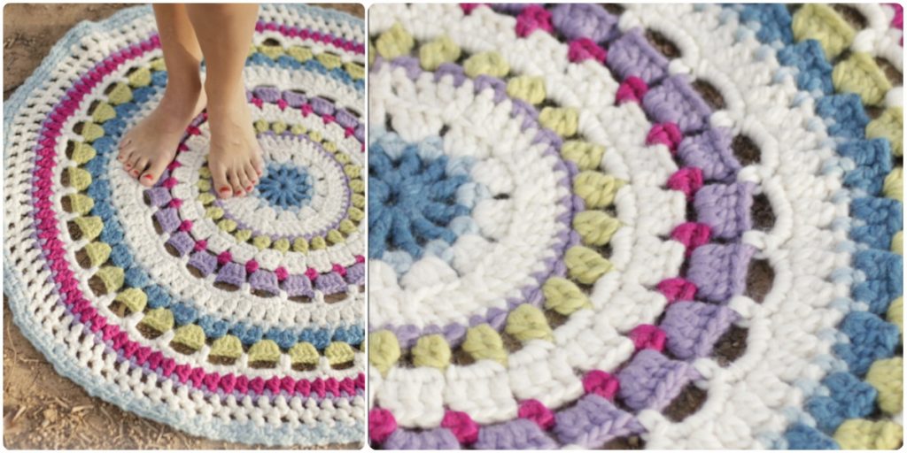 Crochet Carpet Color Wheel [Free Pattern] - Styles Idea