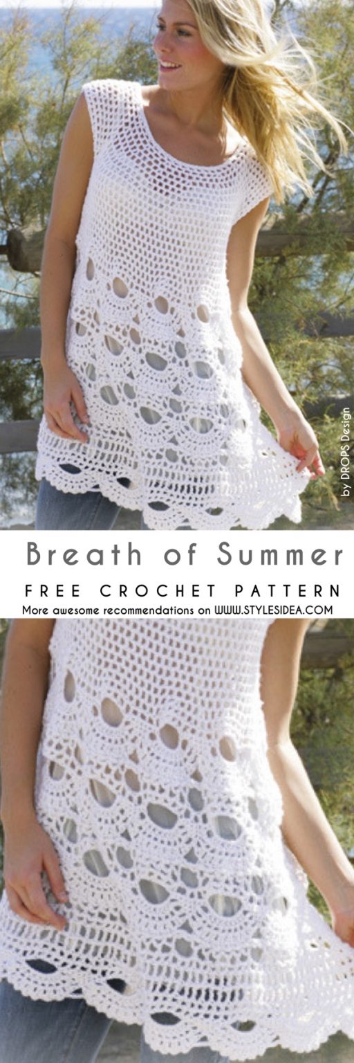 Summer Cover Up Crochet Patterns Free - Styles Idea