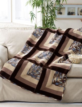 Mitered Original Square Crochet Afghan [Free/Easy] - Styles Idea