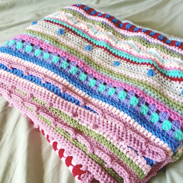Happy Blanket [Free / Easy Crochet] - Styles Idea