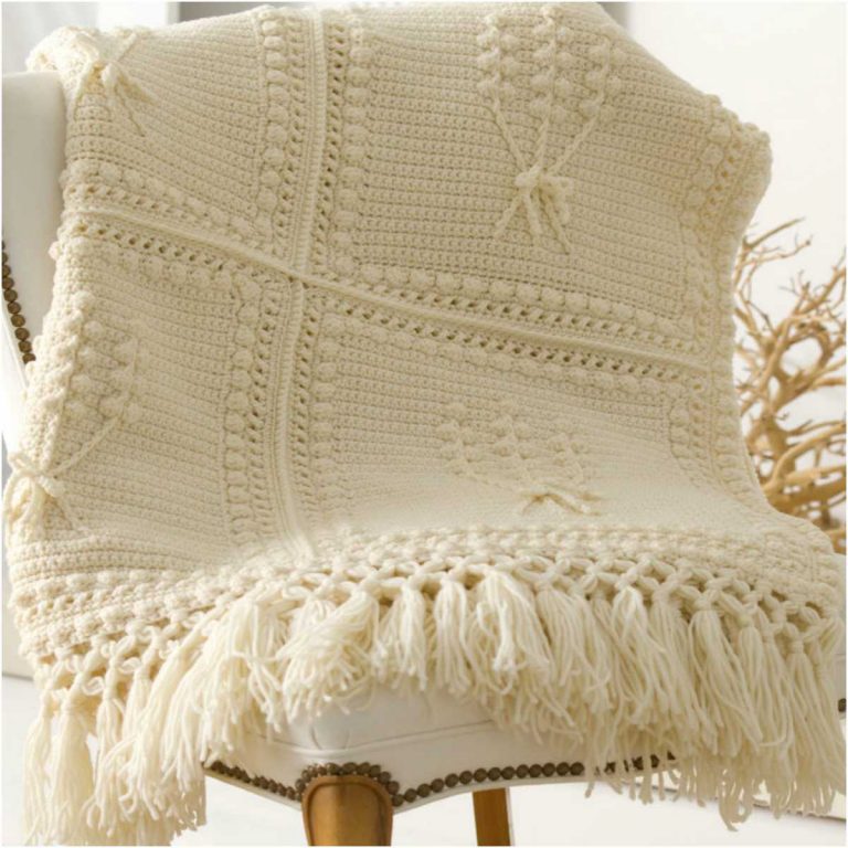 Aran Throw - Nosegay Crochet - Styles Idea