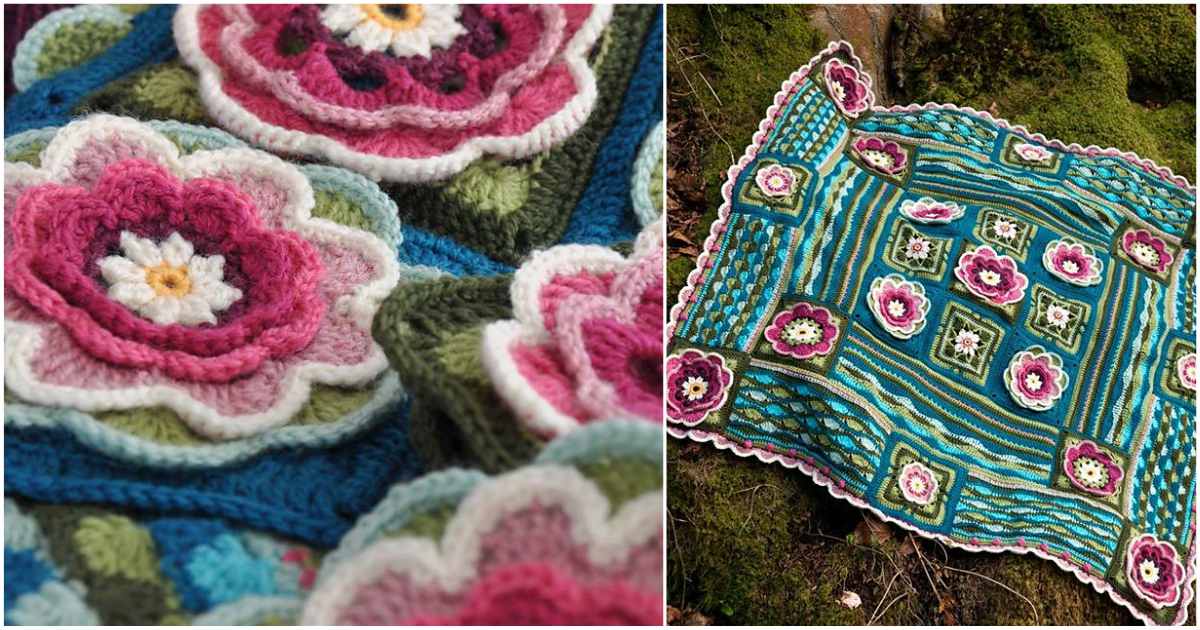 Lily Pond Blanket [Crochet] - Styles Idea