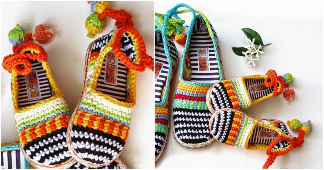 Shoes With Ankle Tie for Super Cute | Footsteps [Free Patern] - Styles Idea