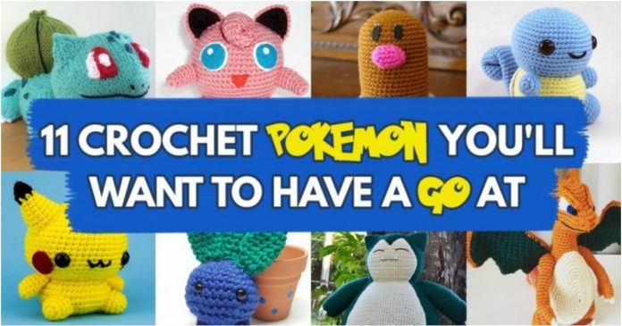 11 x Crochet Pattern Pokemon GO [Free] - Styles Idea