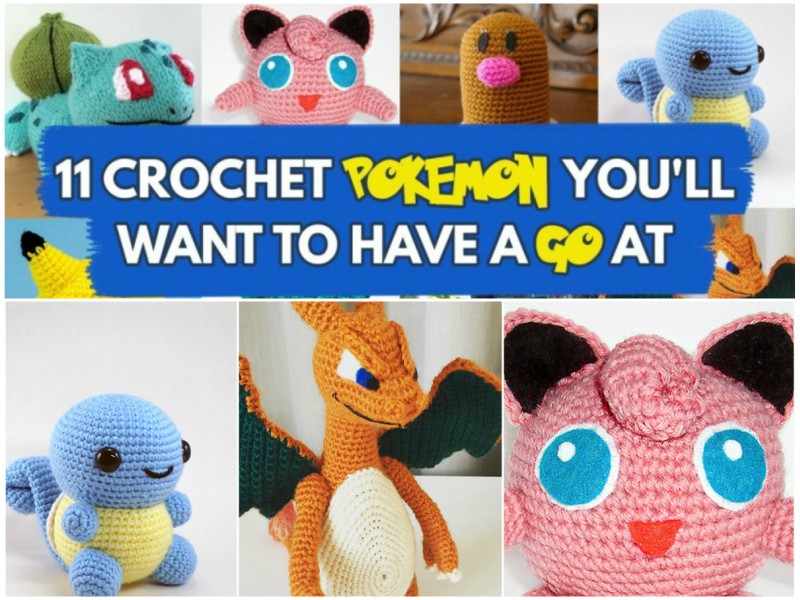 11 x Crochet Pattern Pokemon GO [Free] - Styles Idea