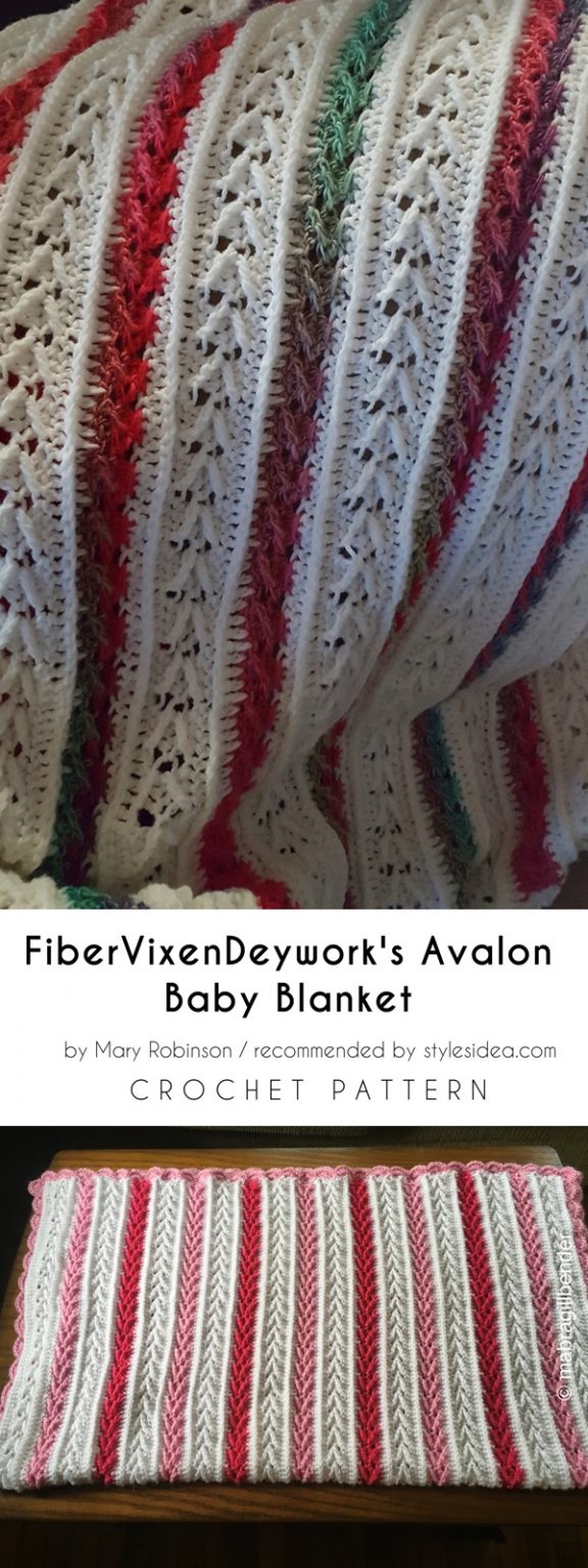 Arrow Stitch Afghans Free Crochet Pattern - Styles Idea