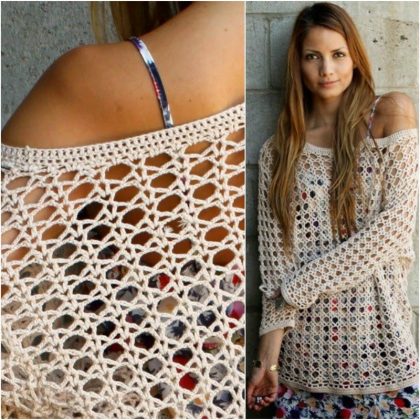 Heirloom Boho Crochet Sweater [Free Pattern] - Styles Idea