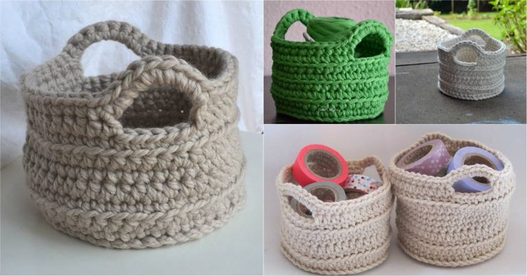 Chunky Crochet Basket Free Pattern - Styles Idea