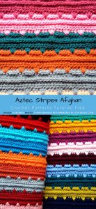 Aztec Stripes Square Afghan CAL Crochet Pattern Free - Styles Idea