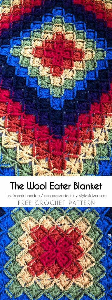 Shells and Box Stitch Blanket Free Crochet Patterns - Styles Idea