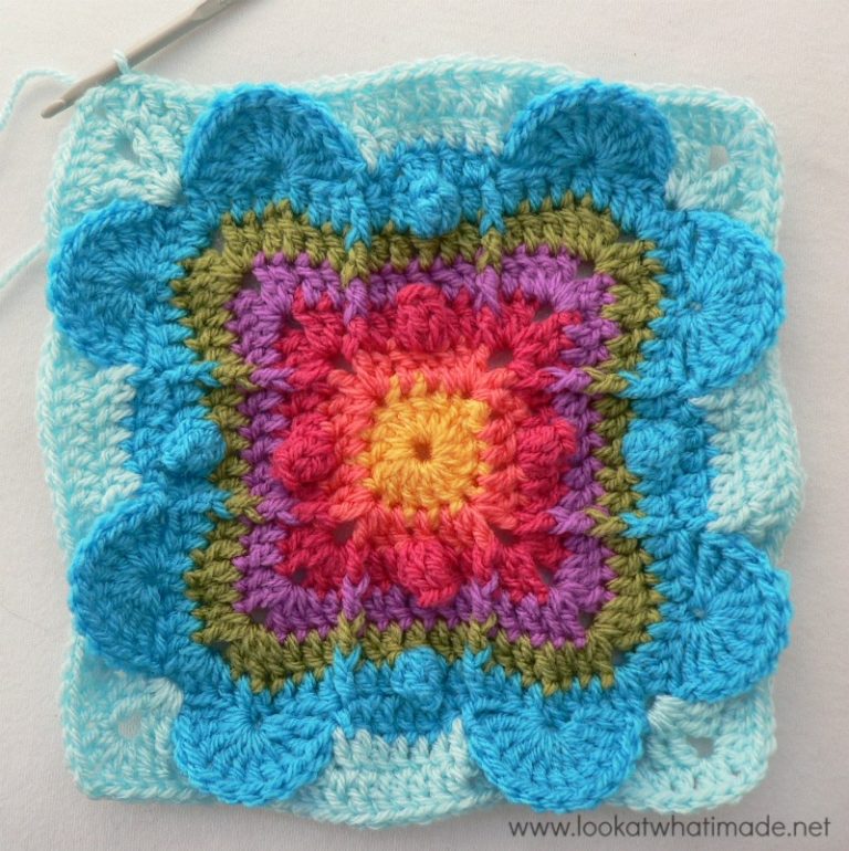 Never Ending Crochet Love Square 12" - Styles Idea