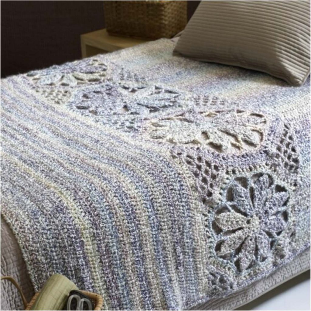 Magnolia Crochet Afghan [Free Crochet Pattern] - Styles Idea
