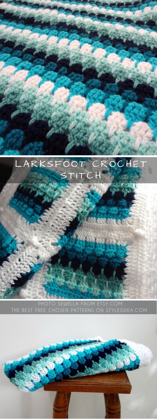Larksfoot Stitch Crochet Pattern Free - Styles Idea