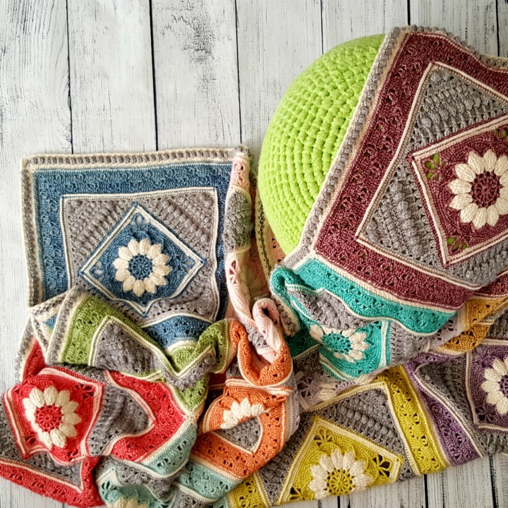 Colors In Love Madly Crochet Blanket Free Pattern - Styles Idea