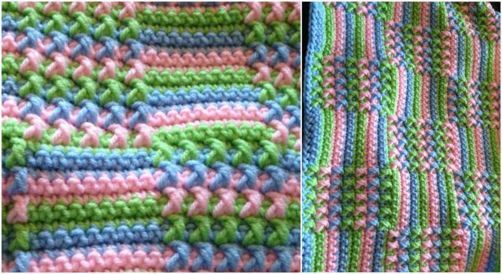 Fun Spring Stitch for Afghan Free Pattern - Styles Idea