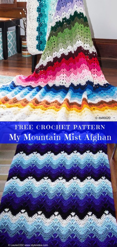 Mist Afghan Mountain Crochet Pattern Free - Styles Idea