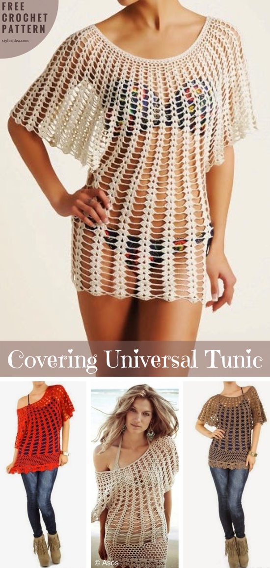 Covering Universal Infamous Asos Tunic Free Crochet Pattern - Styles Idea