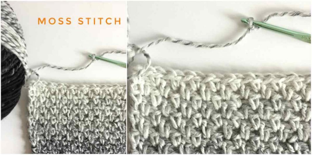 Moss Stitch - Free Crochet Pattern - Styles Idea