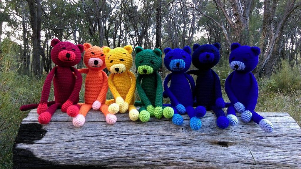 Rainbow Crochet Ami Cats [Free Pattern] - Styles Idea
