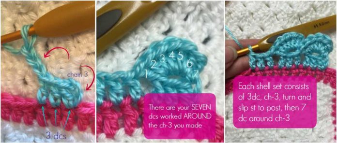The Reserve Shell Crochet Stitch [Free Pattern & Tutorial] - Styles Idea