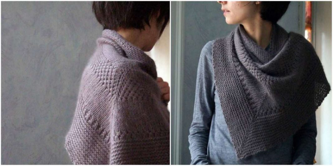 Textured Knit Free Shawl [Pattern in PDF] - Styles Idea