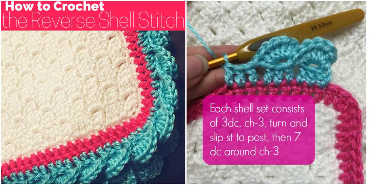 The Reserve Shell Crochet Stitch [Free Pattern & Tutorial] - Styles Idea