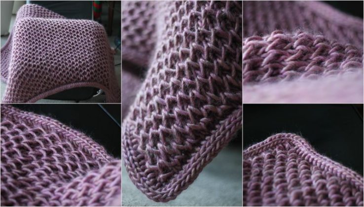 Waffle Blanket - Free Knit Pattern - Styles Idea