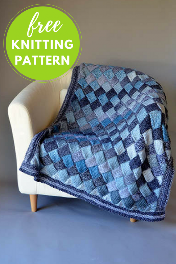 Woven Sky Throw Blanket - Free Knitting Pattern - Styles Idea