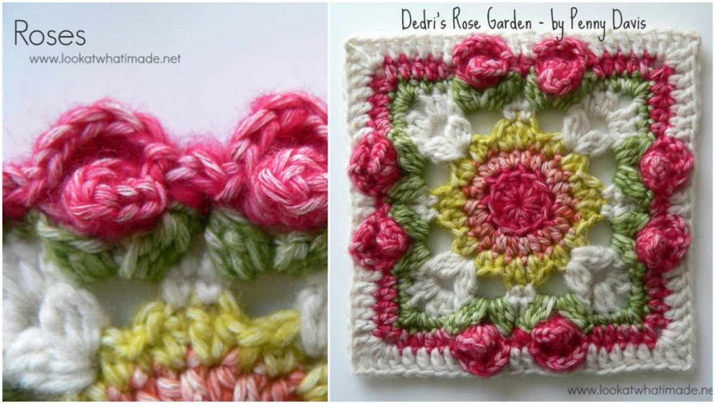 Rose Garden Square Crochet Pattern Free - Styles Idea