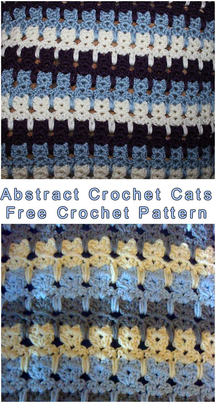 Abstract Crochet Cats Crochet Pattern Free - Styles Idea