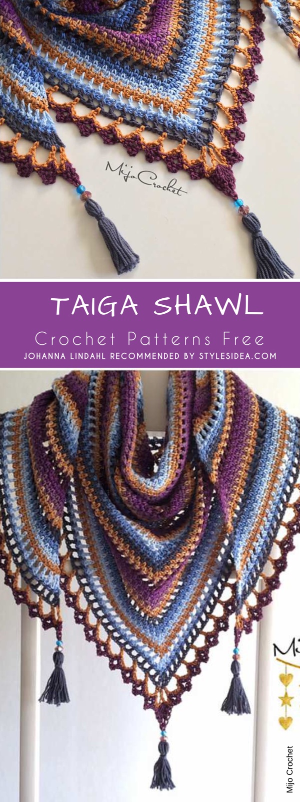 Taiga Shawl Crochet Pattern Free - Styles Idea