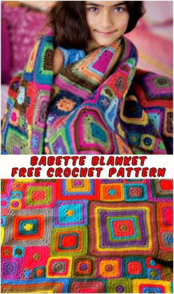 Babette Blanket - Original and Free Crochet Pattern - Styles Idea