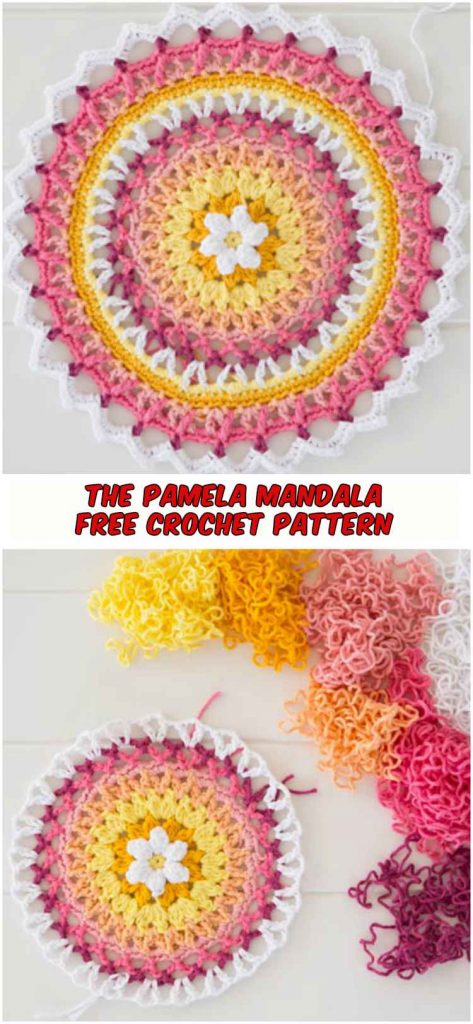 The Pamela Mandala Crochet Pattern Free - Styles Idea