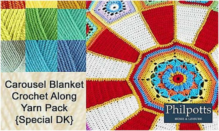 Carousel Blanket - Free Crochet Pattern - Styles Idea