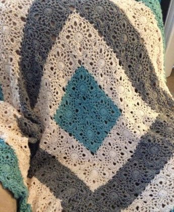 Country Lace Crochet Afghan - Free Pattern - Styles Idea