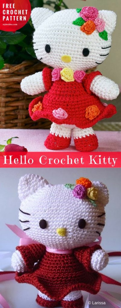 Hello Kitty Crochet Pattern Free - Styles Idea