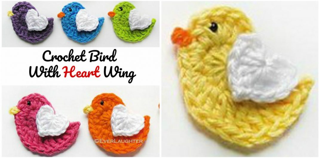 Bird Crochet Applique - Styles Idea