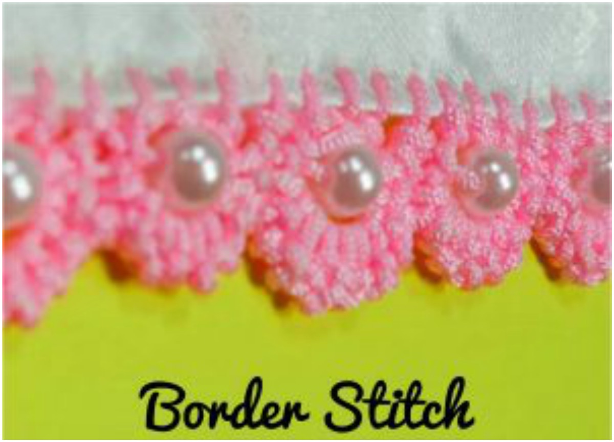 Border Crochet Pearl Stitch - Free - Styles Idea