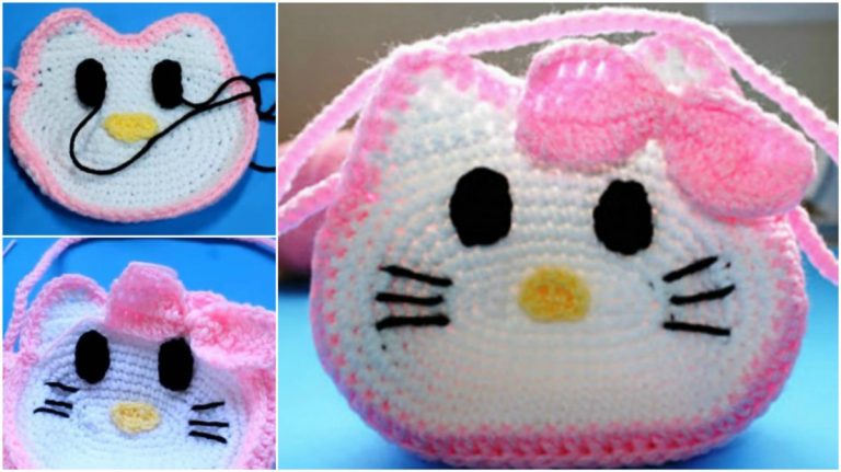 Hello Kitty's Bag Crochet Tutorial Free - Styles Idea