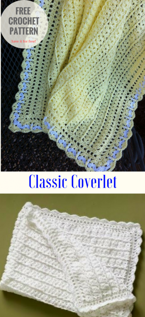 Classic Coverlet Crochet Pattern Free - Styles Idea