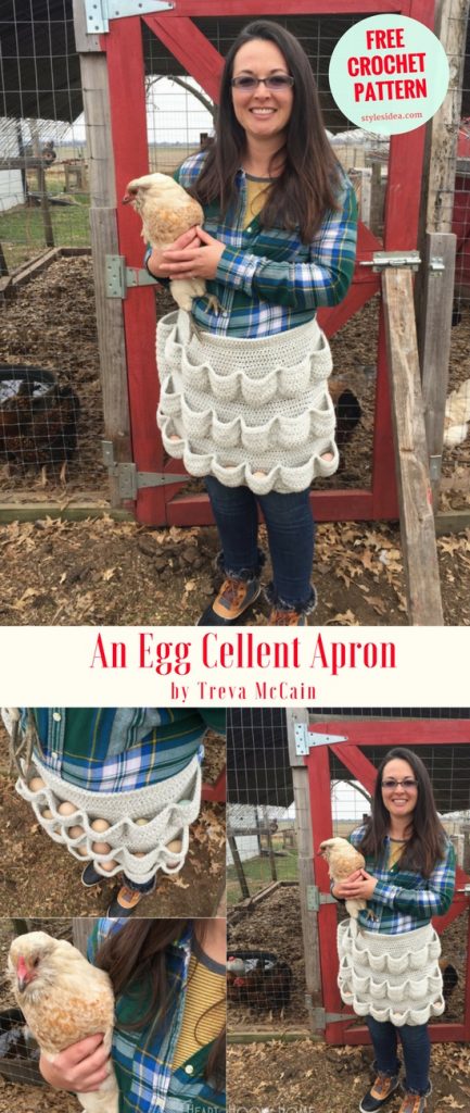 Egg Cellent Crochet Apron [Free Pattern] - Styles Idea