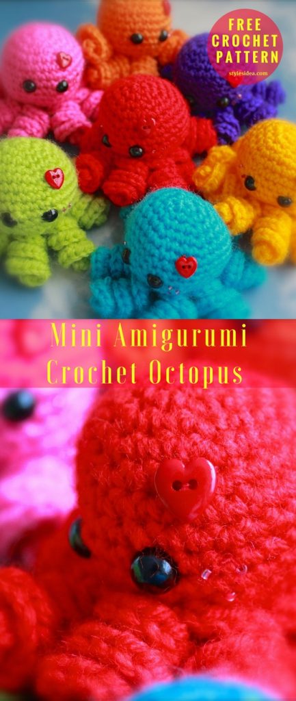 Mini Amigurumi Octopus Free Crochet Pattern - Styles Idea