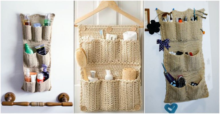 Wall Crochet Organizer Free Crochet Pattern - Styles Idea