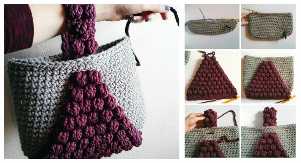 Bobble Chunky Tote Free Crochet Pattern - Styles Idea