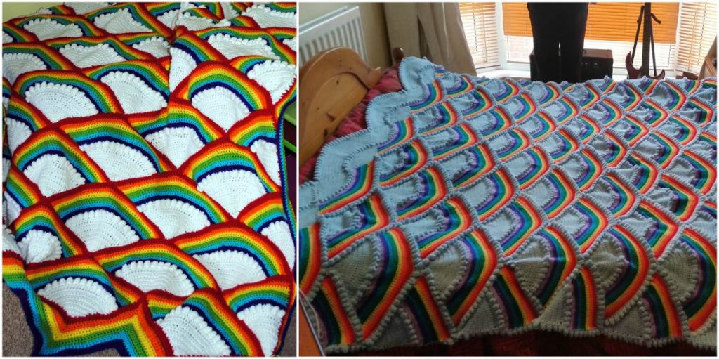 Crocheted Fan Afghan Free Pattern - Styles Idea