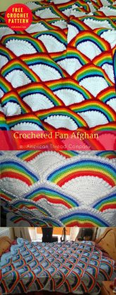 Crocheted Fan Afghan Free Pattern - Styles Idea