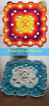 Virus Sort of Blanket Crochet Pattern Free - Styles Idea