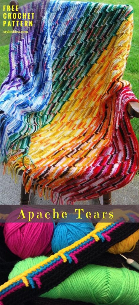 Apache Tears Crochet Blanket Ideas - Styles Idea