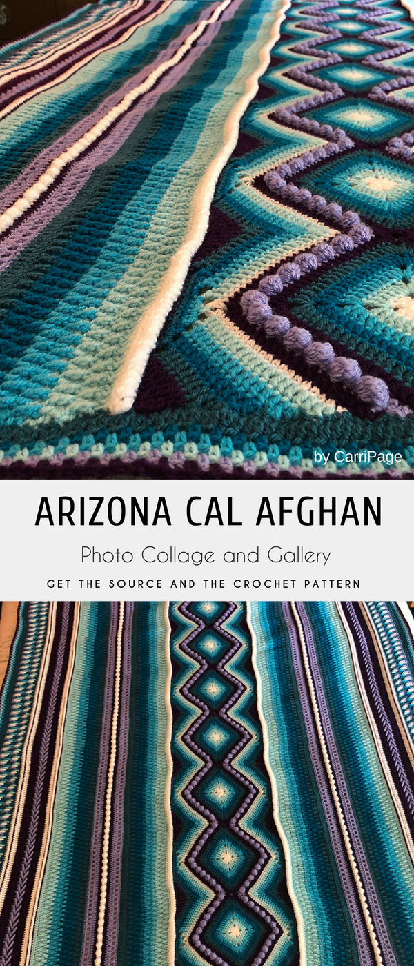 Arizona Cal Blanket Free Crochet Pattern - Styles Idea