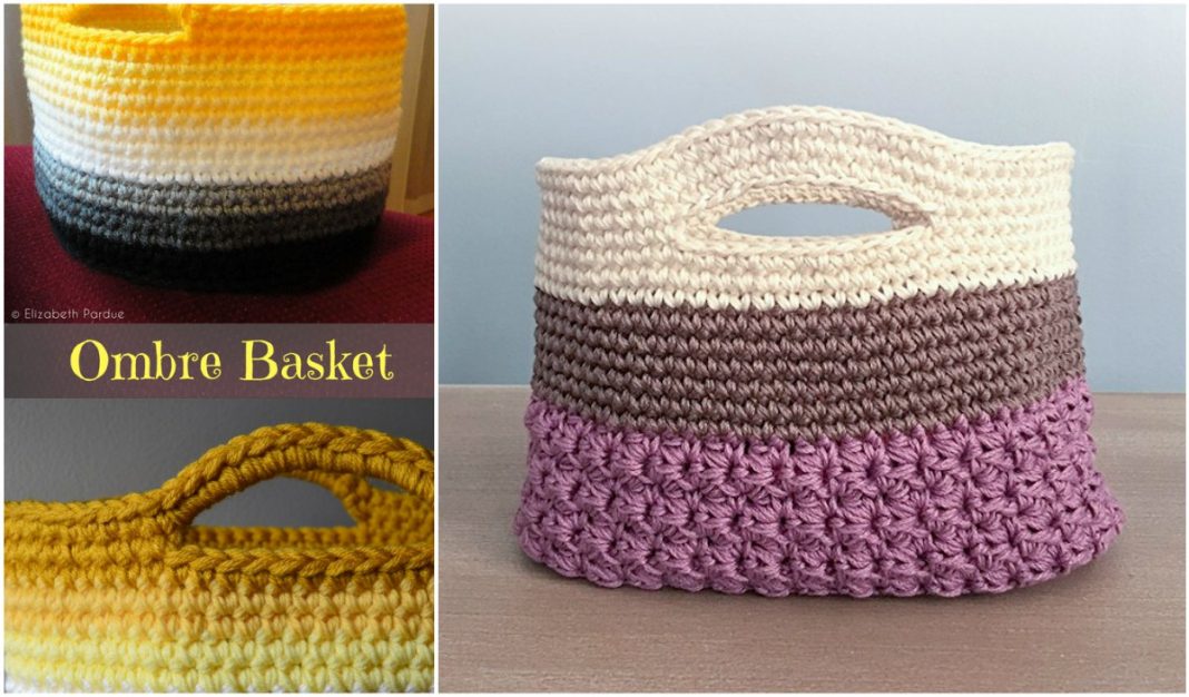 Baskets Container Free Crochet Pattern - Styles Idea